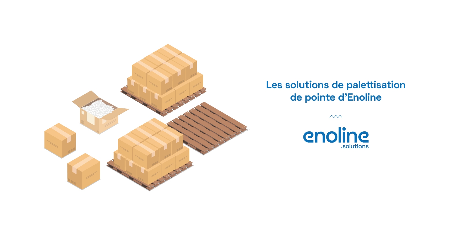 Les solutions de palettisation de pointe d'Enoline